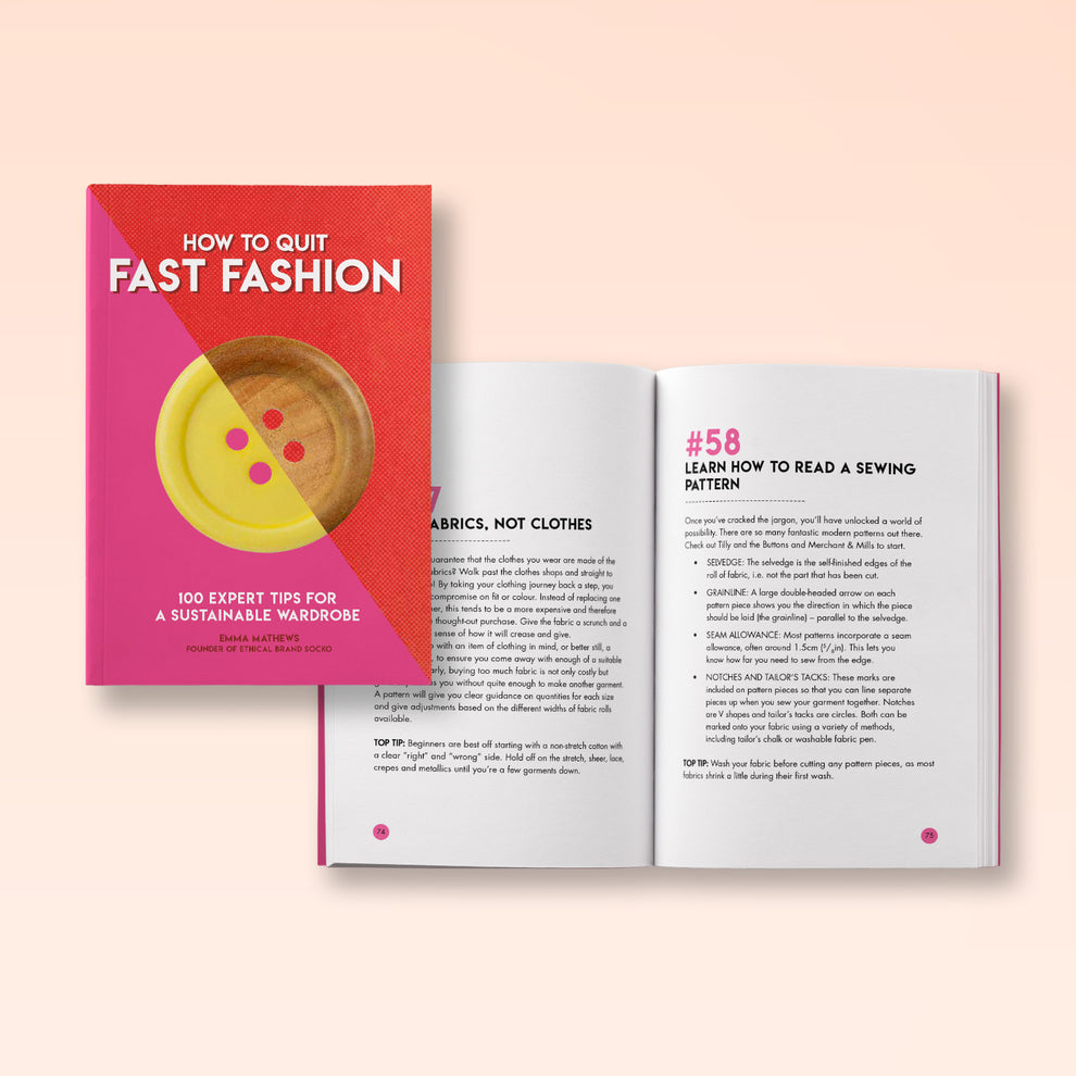 How to Quit Fast Fashion - Emma Mathews – Socko